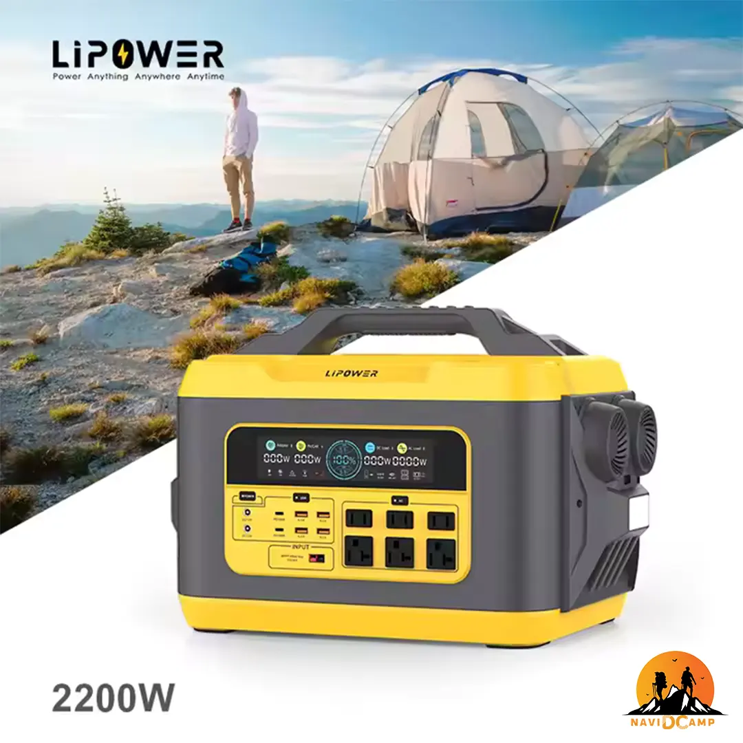 پاور استیشن 2200 وات قابل حمل LIPOWER مدل M2200L-S | نوید کمپ